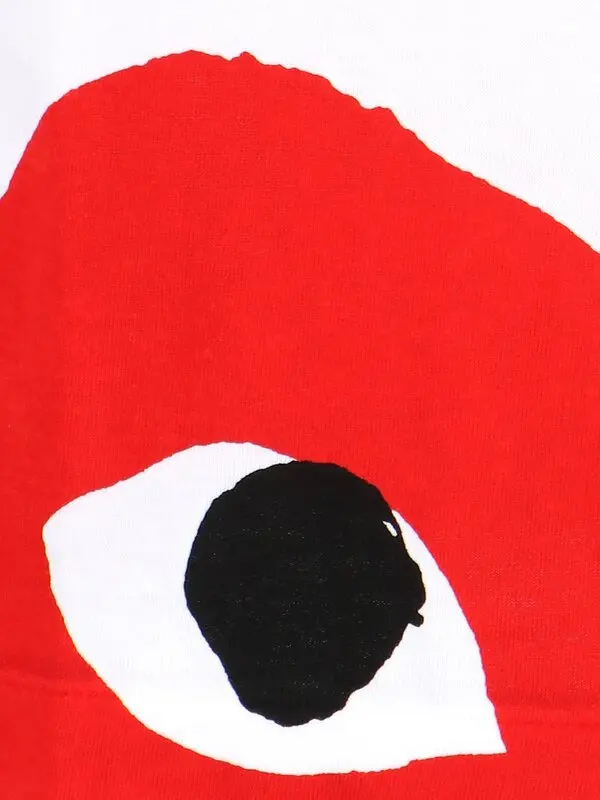 Play Comme Des Garcon Short-sleeved T-shirt - White