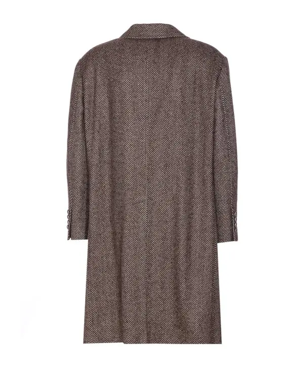 Brunello Cucinelli Single-breasted Straight Hem Coat