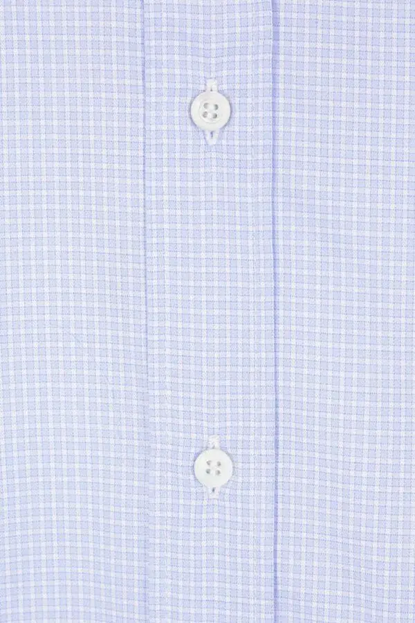 Brunello Cucinelli Striped Curved Hem Shirt