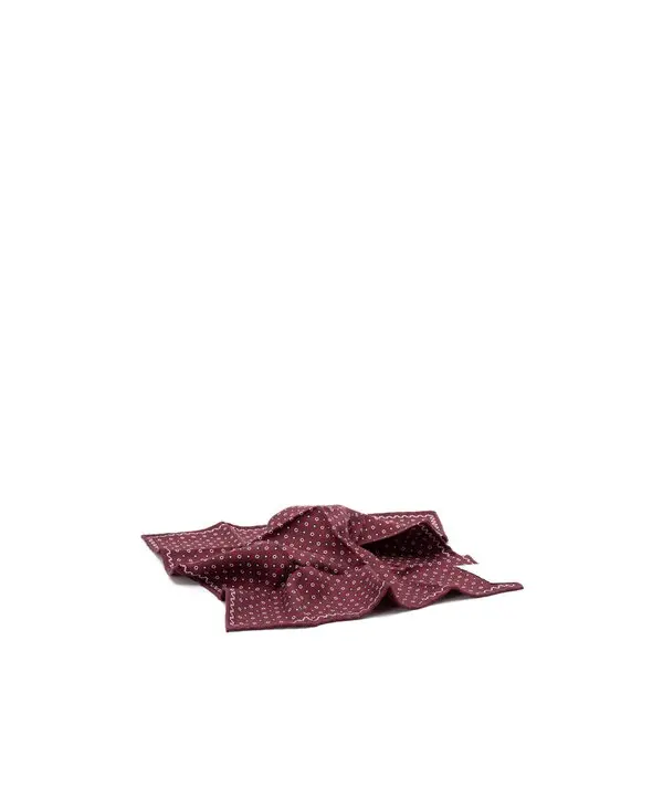 Brunello Cucinelli All-over Patterned Square - Red