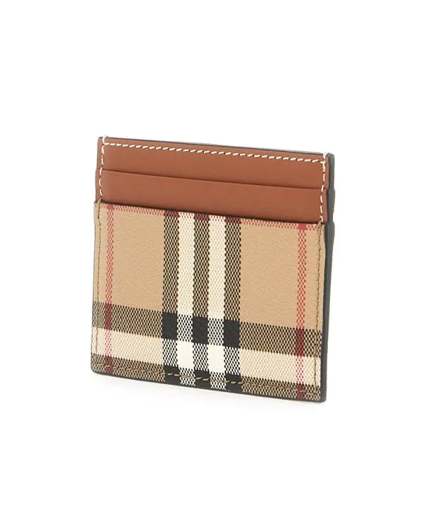 Burberry Vintage Checked Open Top Card Holder