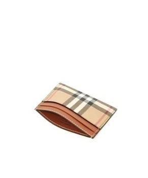 Burberry Vintage Checked Open Top Card Holder