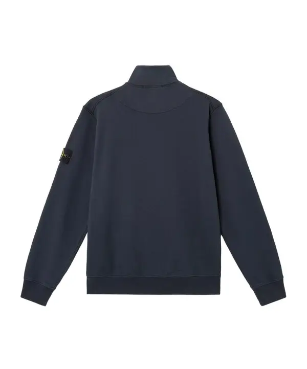 Stone Island Compass Patch Zip Up Sweatshirt