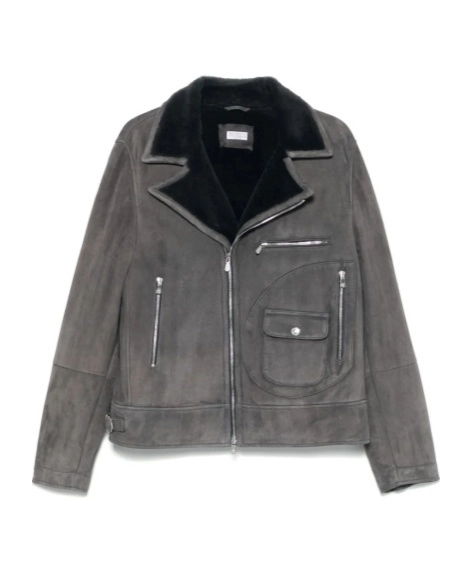 Brunello Cucinelli Suede Biker Jacket