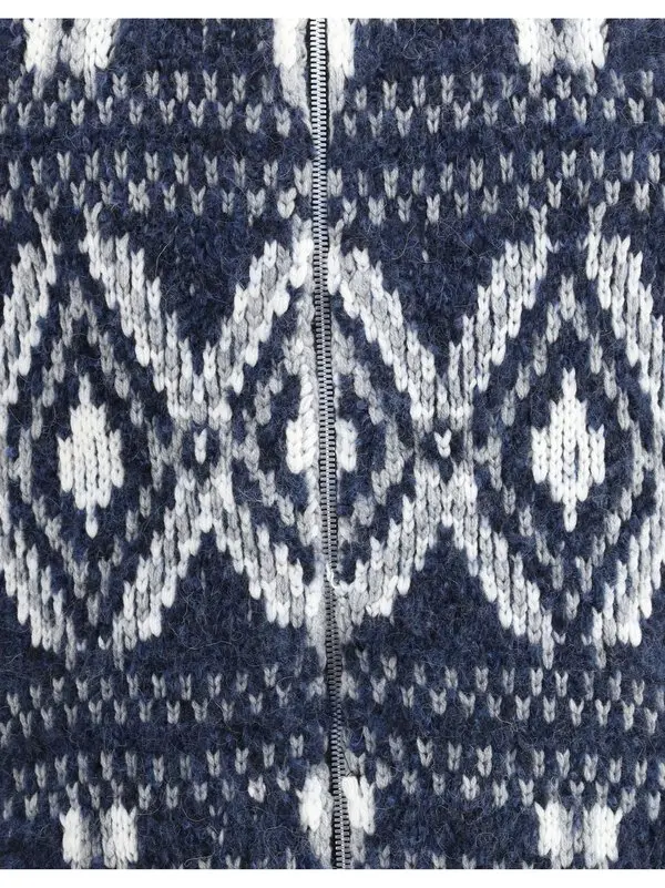 Brunello Cucinelli High Neck Zip-up Cardigan