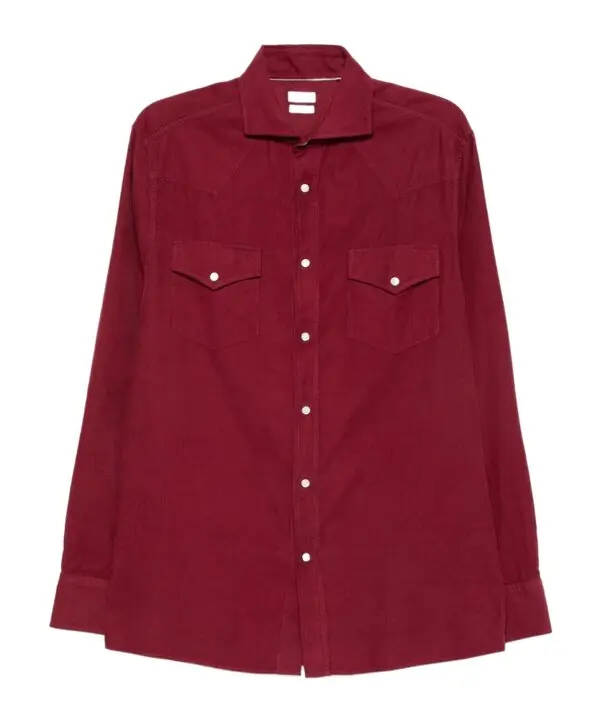 Brunello Cucinelli Long Sleeved Button-up Shirt