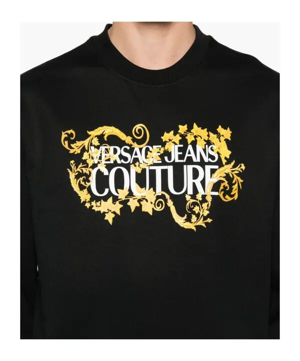 Versace Logo-print Cotton Sweatshirt