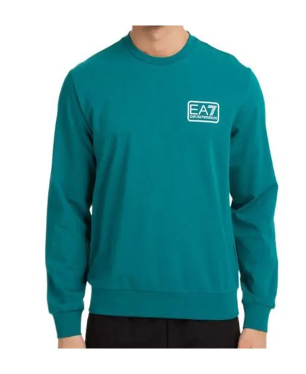 EA7 Logo Round-necked Sweater