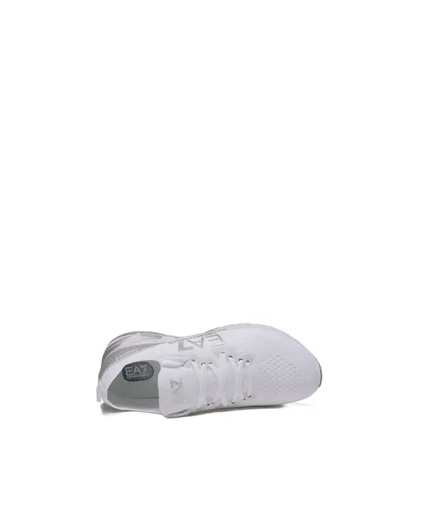 EA7 Logo-print Low-top Sneakers - Gray