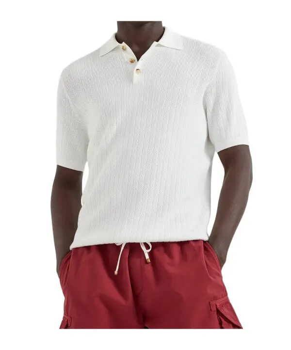 Brunello Cucinelli Short-sleeved Polo Shirt