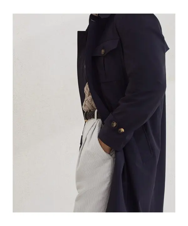 Brunello Cucinelli Four-pocket Redingote