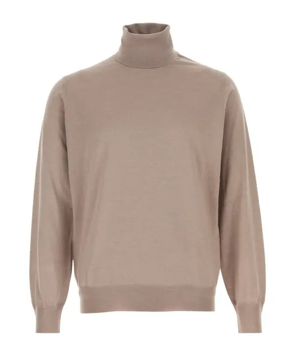 Brunello Cucinelli Turtleneck Knitted Jumper - Nude