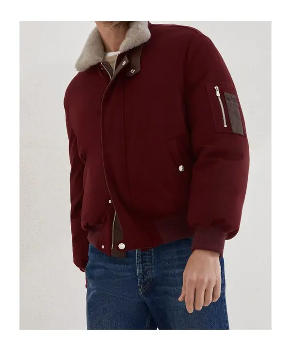 Brunello Cucinelli Sherpa-collar Bomber Jacket