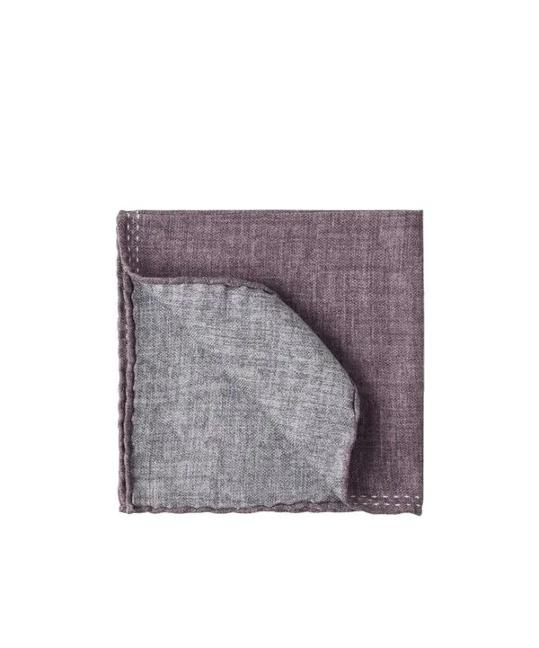 Brunello Cucinelli Mélange Square Scarf - Blueberry