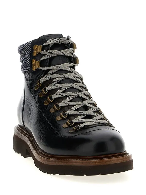 Brunello Cucinelli Lace-up Ankle Boots