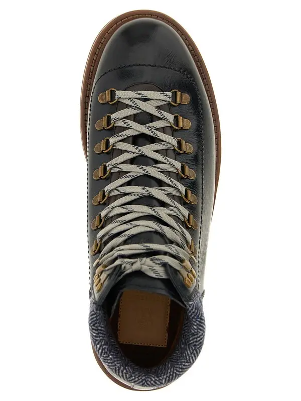 Brunello Cucinelli Lace-up Ankle Boots