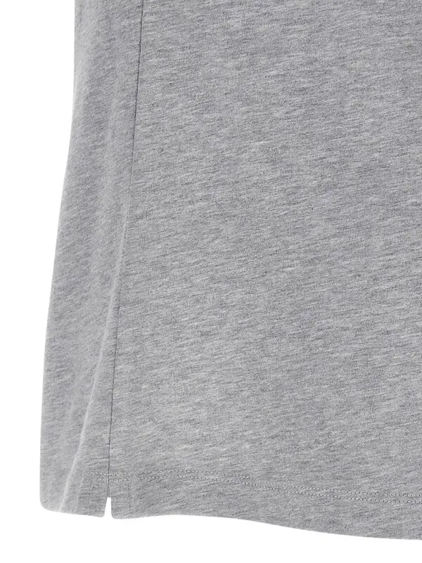 Brunello Cucinelli Logo Printed Crewneck T-shirt