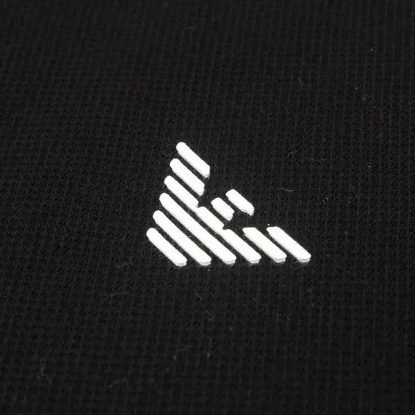 Emporio Armani Micro Eagle Mercerised Pique Polo Shirt