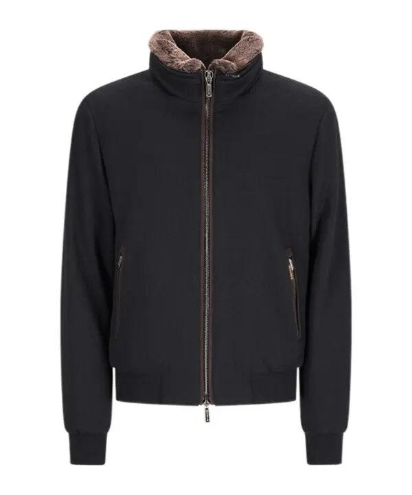 MOORER Bellati Quilted Bomber Jacket - No