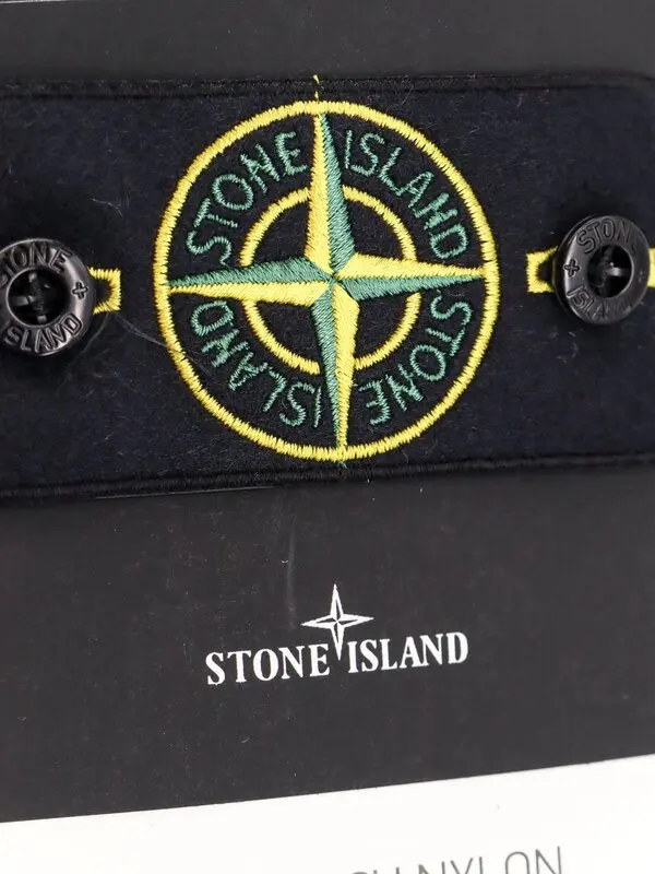 Stone Island Logo Patch Zip-up Bomber Jacket
