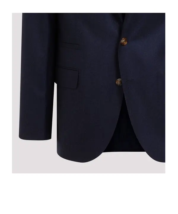 Brunello Cucinelli Single-breasted Long-sleeved Blazer