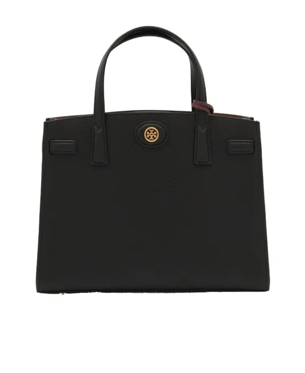 Tory Burch Logo Detailed Small Shoulder Bag - Black