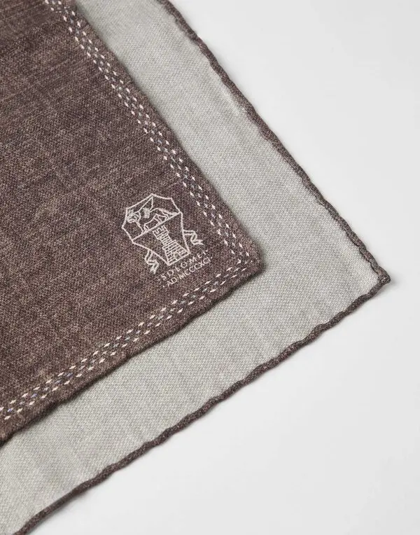 Brunello Cucinelli Silk Pocket Square