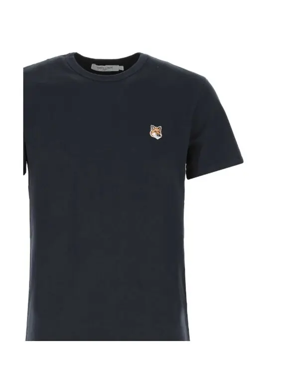 Maison Kitsuné Fox-patch Crew-neck T-shirt