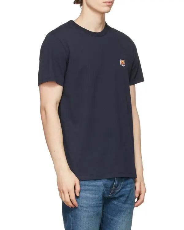 Maison Kitsuné Fox-patch Crew-neck T-shirt