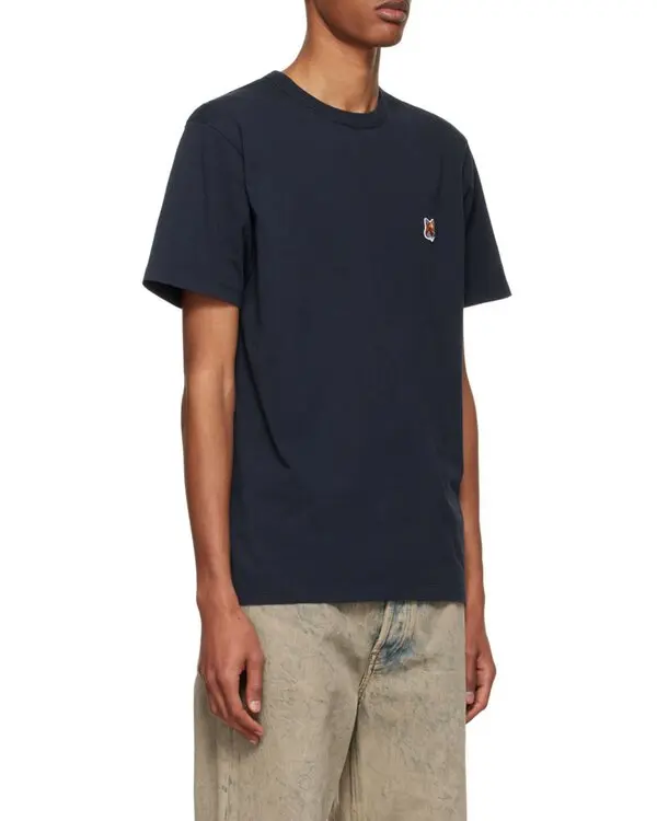 Maison Kitsuné Fox-patch Crew-neck T-shirt