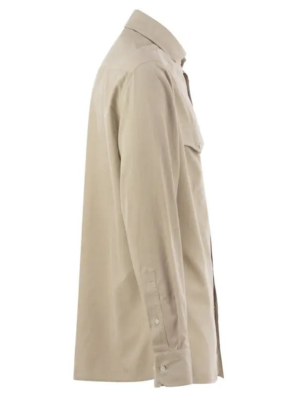 Brunello Cucinelli Leisure Fit Chest Pocket Shirt