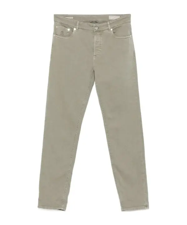 Brunello Cucinelli Straight-leg Trousers - Gray