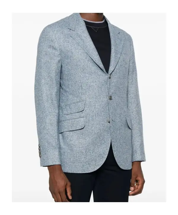 Brunello Cucinelli Checked Blazer