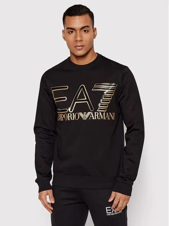 EA7 Round-necked Logo Sweater