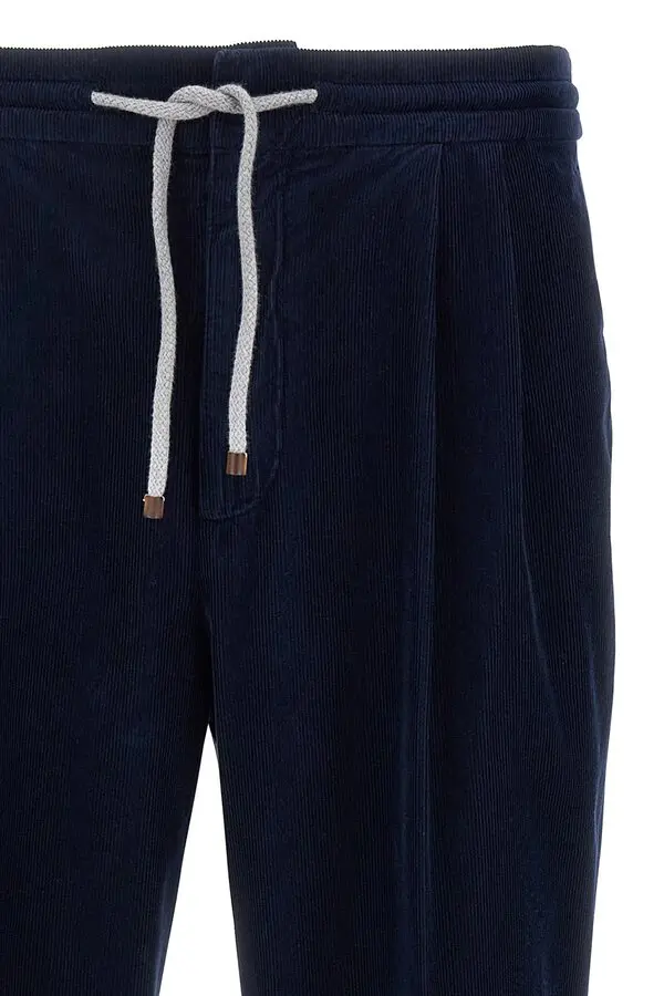 Brunello Cucinelli Garment-dyed Corduroy Trousers