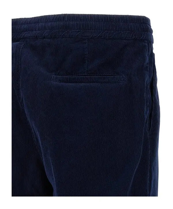 Brunello Cucinelli Garment-dyed Corduroy Trousers - Black