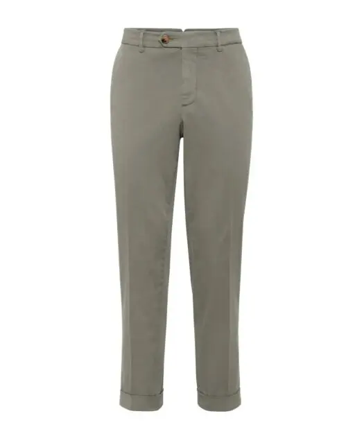 Brunello Cucinelli Cropped Chino Trousers - No
