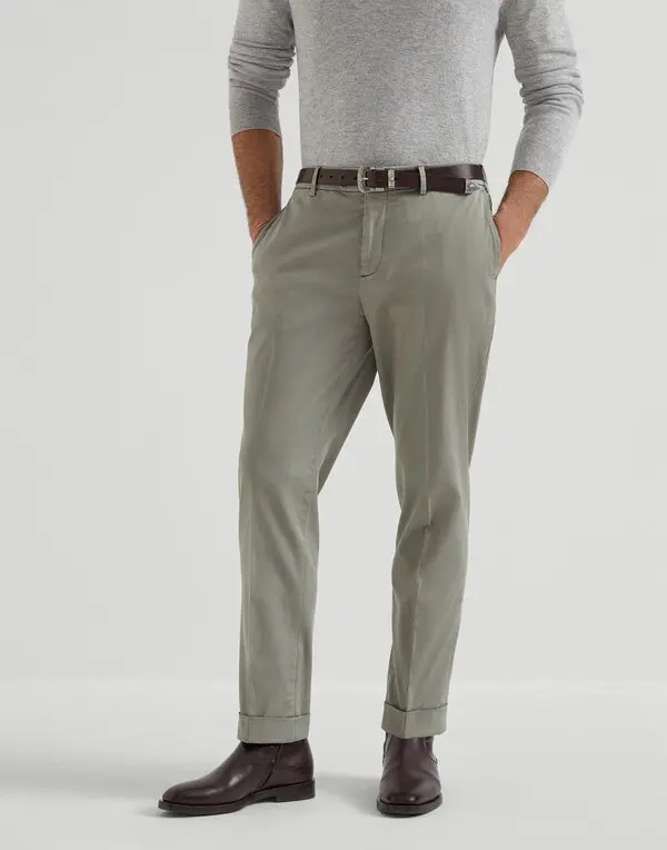 Brunello Cucinelli Cropped Chino Trousers - No