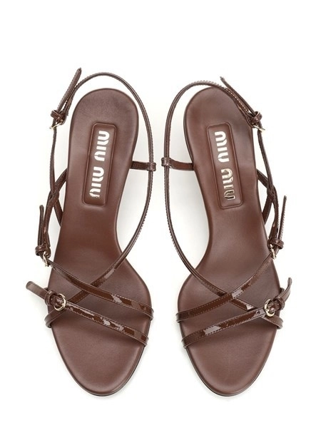 Miu Miu Heeled Slingback Sandals