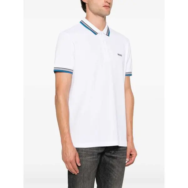 Hugo Boss Logo Embroidered Short-sleeved Polo Shirt