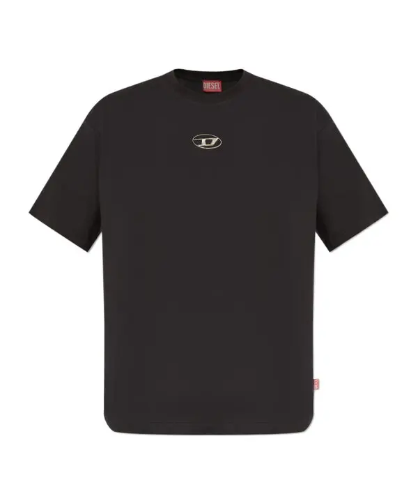 DIESEL® T-boxt-s5 Logo Plaque T-shirt - Black