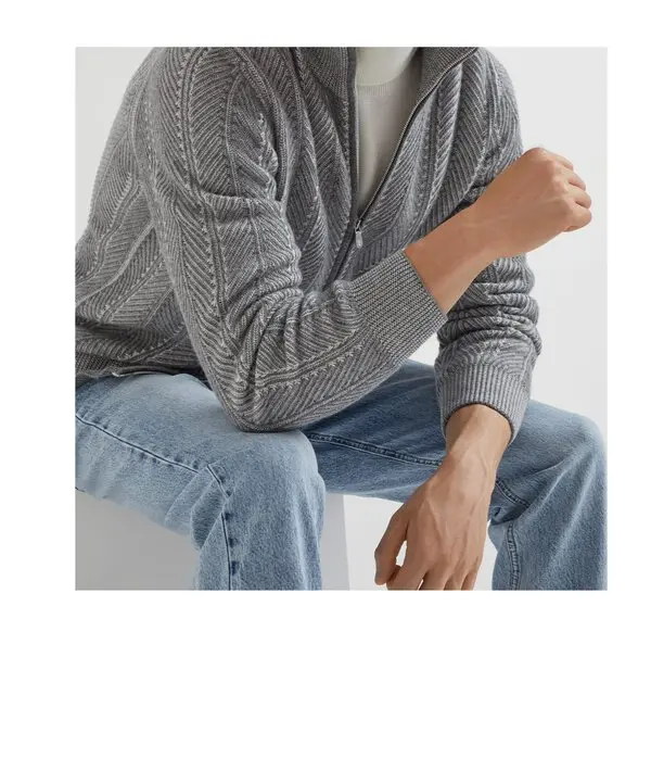 Brunello Cucinelli Long-sleeved Zip-up Cardigan