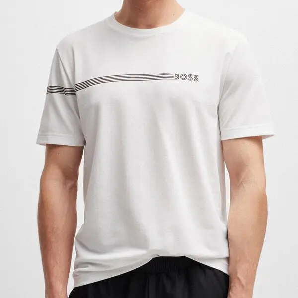 Hugo Boss Logo Printed Crewneck T-shirt