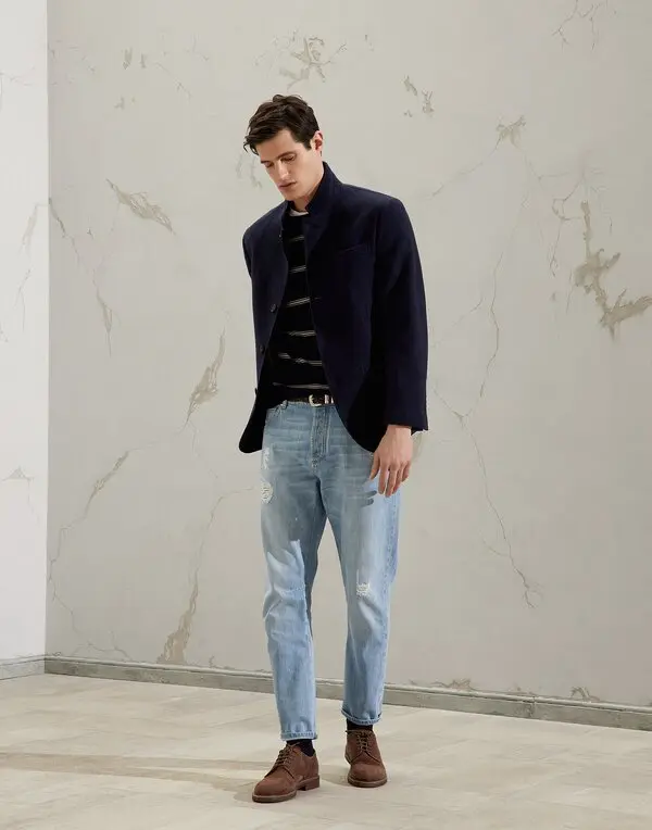 Brunello Cucinelli Long Sleeved Single Breasted Blazer