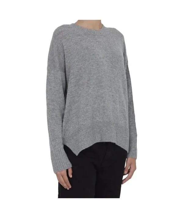 ALLUDE Drop-shoulder Ribbed Cashmere Jumper