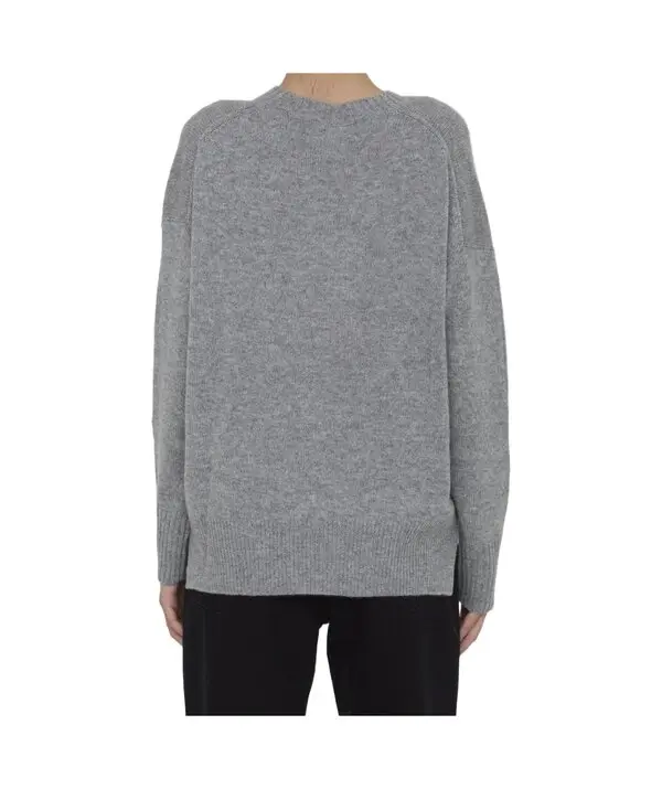 ALLUDE Drop-shoulder Ribbed Cashmere Jumper