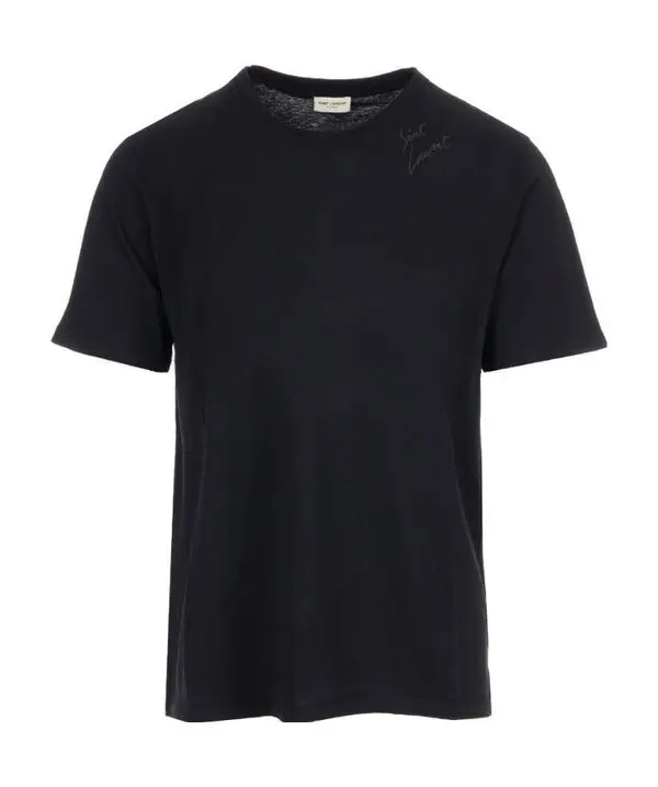 Saint Laurent Signature-print T-shirt