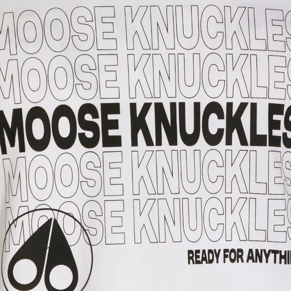 Moose Knuckles Conway Logo Printed Crewneck T-shirt