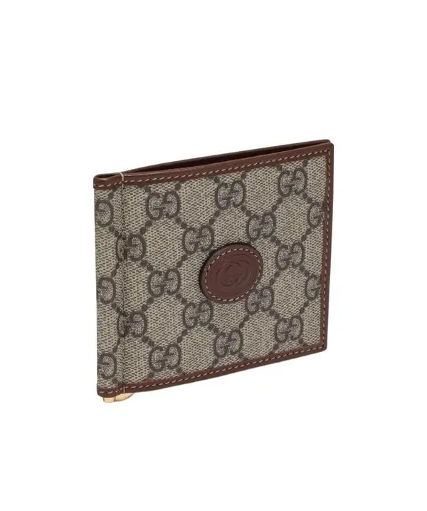 Gucci Gg-canvas Bi-fold Wallet - Multicolor