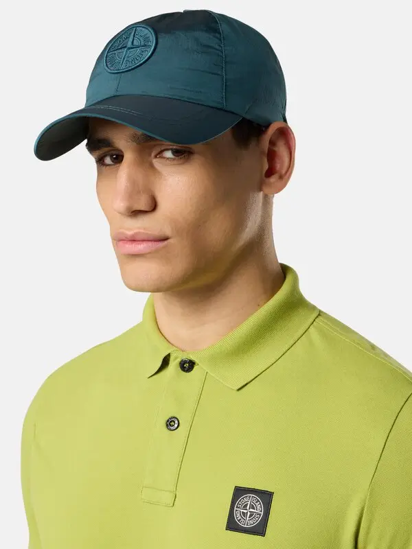 Stone Island Logo Embroidered Baseball Cap